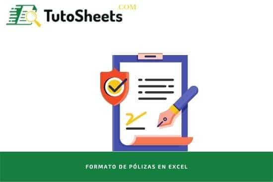 Formato de pólizas en Excel - Tutosheets